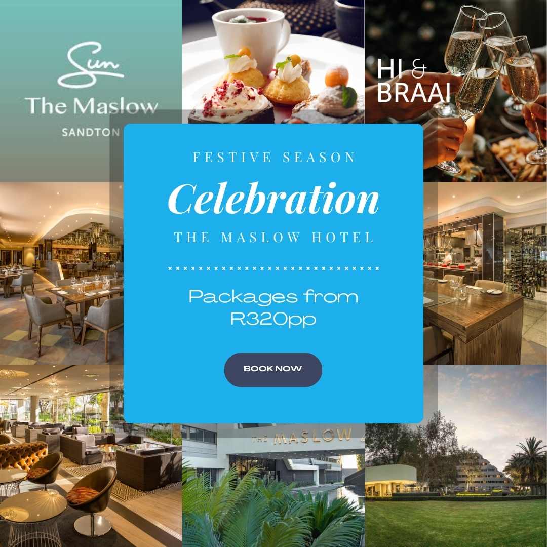 Celebrate your year-end at The Maslow Hotel Sandton - Hello Lifestyle Magazine